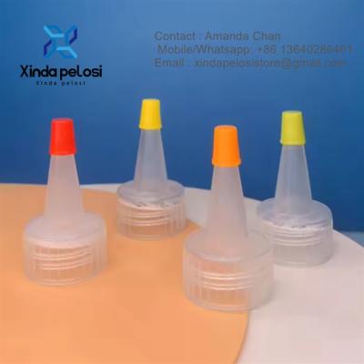 China Fabriek gratis monster LDPE HDPE Squeeze Nozzle Twist Plastic Spout Yoker Cap Voor Fles Te koop