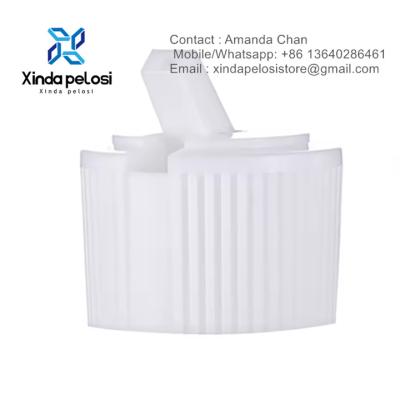 China Gepersonaliseerde witte plastic batterij wasmiddel torret flip cap voor klemfles Te koop