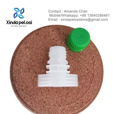 China Flexible Packing Spout Cap Plastic Spout With Screw Cap Stand Up Pouch Spout And Cap for sale