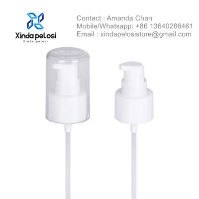 China Plastic Foundation Bottle Pump Cream Treatment Pump With Cap for sale