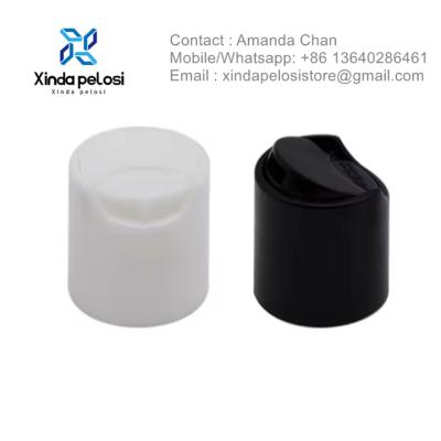 중국 사용자 정의 색상 화장품 병 캡 플라스틱 프레스 캡 디스크 톱 캡 판매용