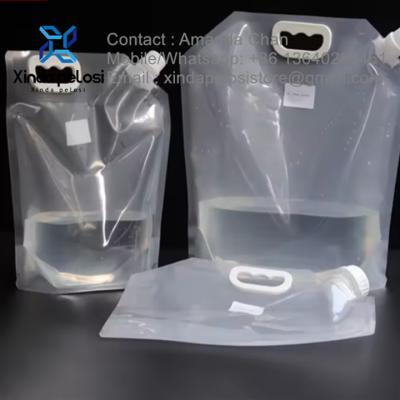 China Custom Stand Up Pouch Bag With Large Capacity Plastic Stand Up Pouches For Juice Packaging for sale