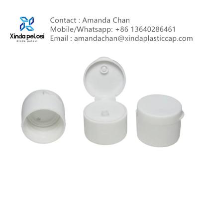 Cina Imballaggio cosmetico Plastic Flip Top Cap per detergenti per il viso creme per le mani bottiglia ecc in vendita