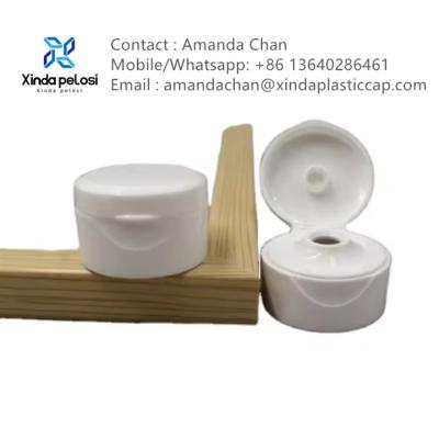 Cina Imballaggio cosmetico Plastic Flip Top Cap per detergenti per il viso creme per le mani bottiglia ecc in vendita