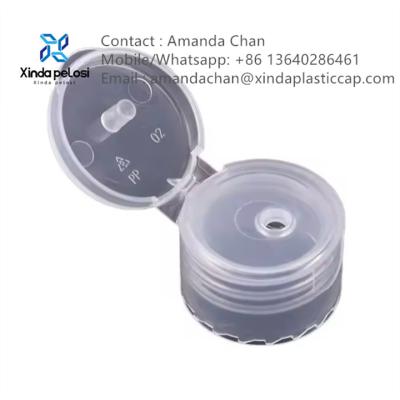 China Manufacturers Hand Soap Plastic Flip Spout Cap Bottle Screw Flip Top Cap On Sale for sale