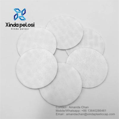 China Food Grade Foil Caps Induction Half Peel Seal Liner For Butter Jars Bottle for sale