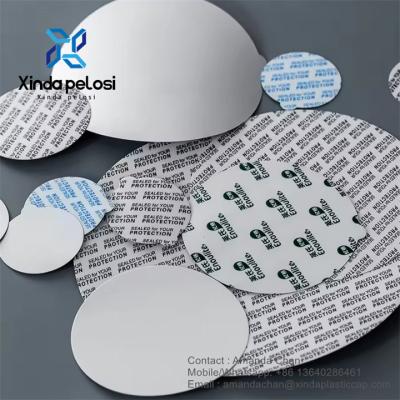 China Pressure Sensitive Seal Gasket Press Cap Liners Foam  Seals For Bottle Jar for sale