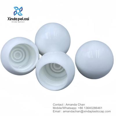 중국 사용자 정의 크기의 플라스틱 PP 둥근 붐블 화장품 캡 둥근 나사 캡 병 판매용