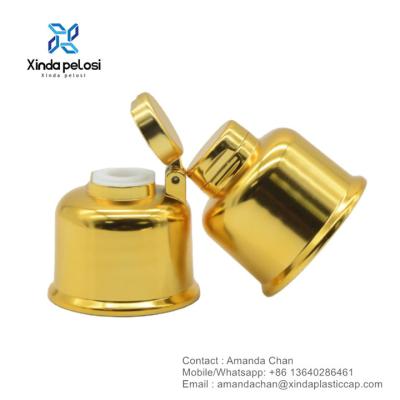 중국 재활용 가능한 금 플라스틱 화장품 스크루 캡 로션 톤러 샴푸 액체 비누 판매용