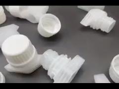 custom size Plastic Spout With Cap Spout Cap For Coffee Standing Up Pouch