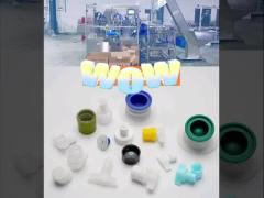 Op maat gemaakte plastic fitting spout en dop deksel voor Doypack spout zak verpakking