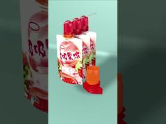 Persoonlijke grootte en kleur Liquid Food Packaging Juice PE Plastic Screw On Spout And Cap