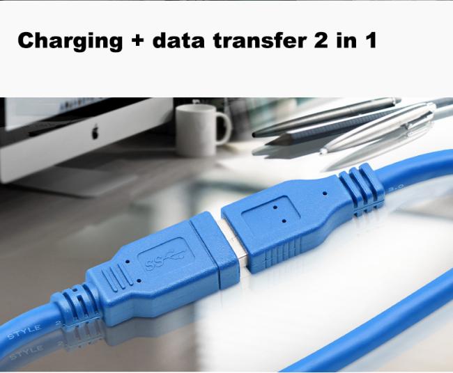 USB 3.0 cable connector detail