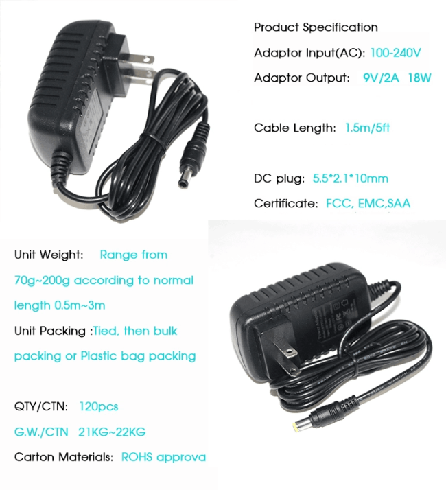 12V 1A Power Adapter
