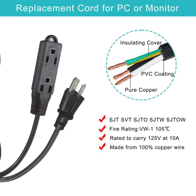 Single NEMA 5-15R receptacle detail