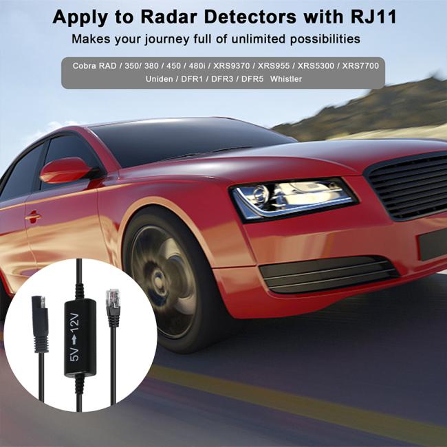 RJ45 to SAE Step-Up Power Cable packaging