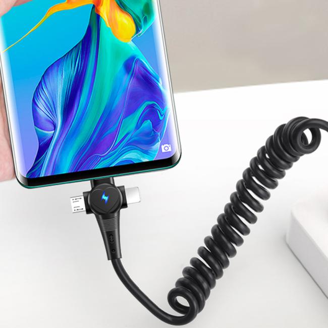 Fast Charging Cable in use with multiple devices