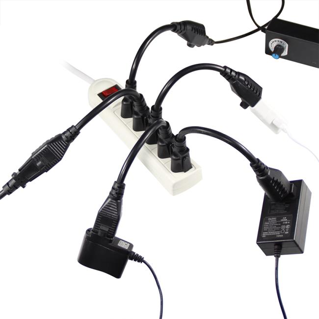 Power cord in use with power tool