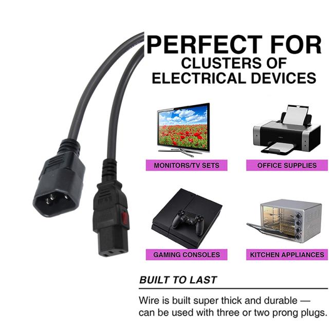 C14 male connector detail