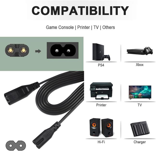 C7 to C8 power cable side view