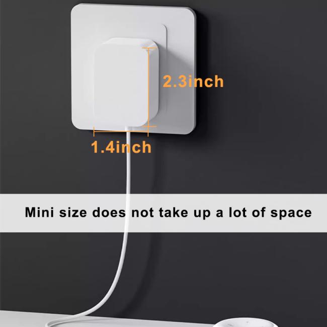 EU 12V USB-C power adapter with cable