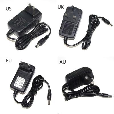 China 12V 2A AC DC Power Adapter EU Plug for CCTV Cameras for sale