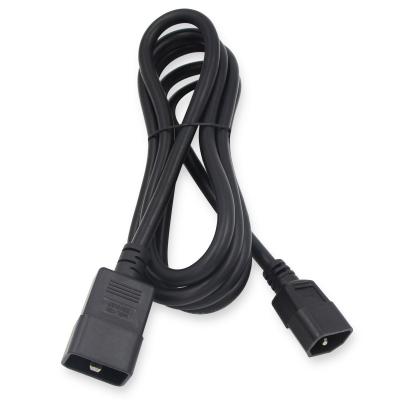 China Chaqueta de PVC 3Pin Plug C19 C20 Cordón de alimentación eléctrica en venta