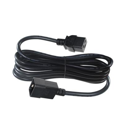 China Chaqueta de PVC 3Pin Plug C19 C20 Cordón de alimentación eléctrica en venta