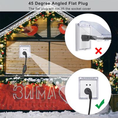 Chine 2Ft 1 NEMA 5-15P à 2 NEMA 5-15R US Corde d'extension de puissance Y Splitter avec commutateur à vendre