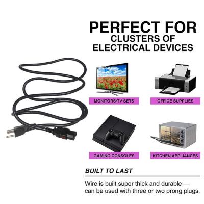 Chine Nous verrouiller le connecteur à l'IEC C15 ordinateur de bureau câble d'alimentation 16AWG- 18AWG à vendre