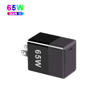 Chine Protection contre les courts-circuits Chargeur GaN 65W avec QC4.0 PD et ports USB C EU/US/UK à vendre
