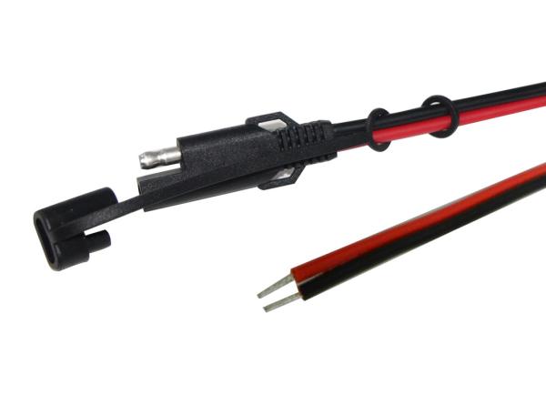 Quality DIY Automotive Solar SAE Extension Cable 18AWG 2 Pin Quick Disconnect for sale