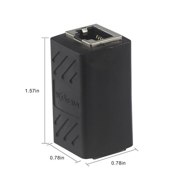 Quality KUNCAN RJ45 Ethernet Coupler UTP/FTP/SFTP Shield Cat6 Compatible for sale
