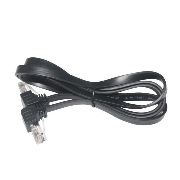 Quality Right Angle RJ45 Cat6 Patch Cable 1-10m Shielded PVC for sale