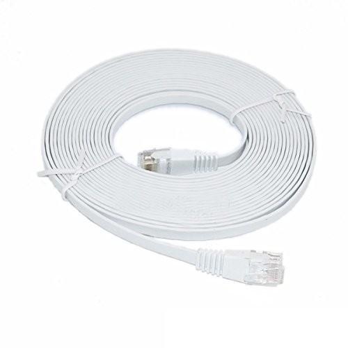 Quality Cat6 Flat Ethernet Cable 1m LSZH Shielded RJ45 Patch Cord for sale