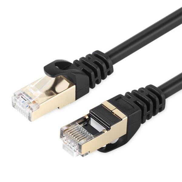 Quality Shielded Cat6 Ethernet Cable 25ft 26AWG SFTP for Industrial Networks for sale