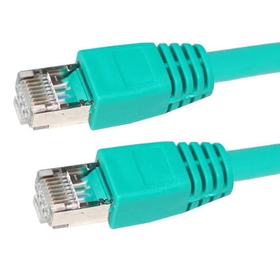 Quality Shielded Cat6 Ethernet Cable 25ft 26AWG SFTP for Industrial Networks for sale