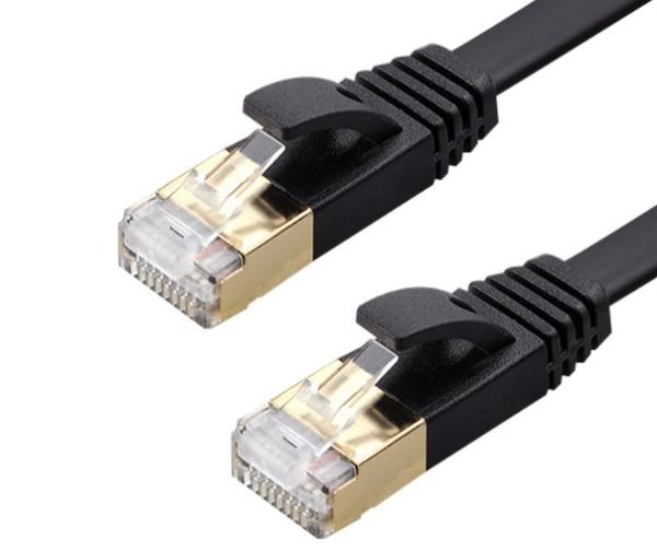 Quality Shielded Cat6 Ethernet Cable 25ft 26AWG SFTP for Industrial Networks for sale