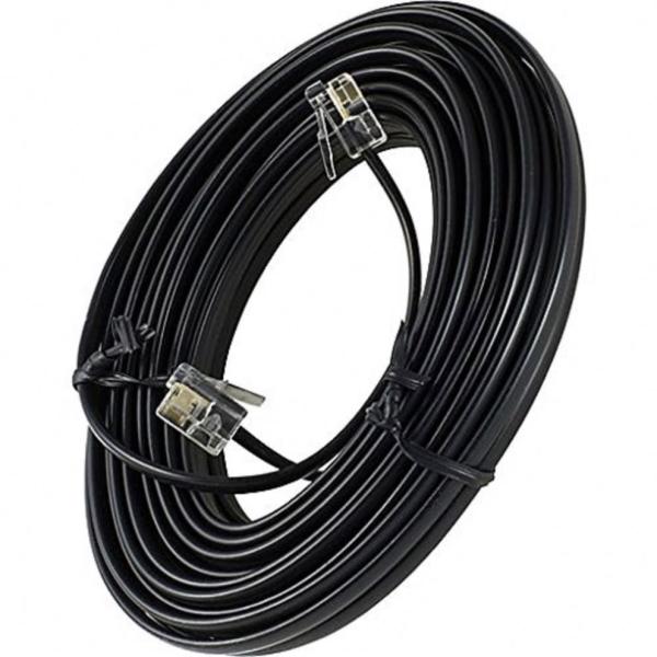 Quality RJ14 Telephone Line Cable 16MHz Coiled Handset Cord 24-30AWG for sale