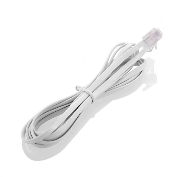 Quality RJ14 Telephone Line Cable 16MHz Coiled Handset Cord 24-30AWG for sale