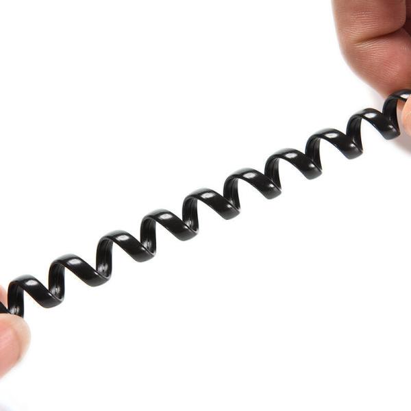 Quality 1.5M 5ft 4P4C RJ11 Telephone Receiver Cord Long Curly Phone Cord for sale