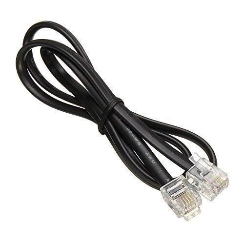 Quality 16mhz Spiral Telephone Cable Shielded RJ9 RJ11 RJ12 Coiled Telephone Line 6P6P for sale