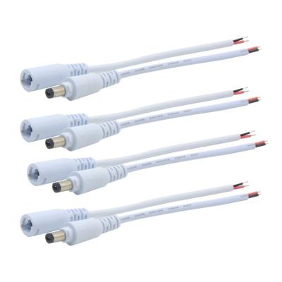 Chine 12V 24V câble d'extension CC 5.5x2.1mm 5.5x2.5mm câble d'alimentation CC féminin pour caméra de surveillance à vendre