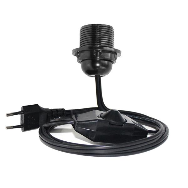 Quality EU Power Cable with E12 E14 E27 Lamp Holder and On/Off Switch for sale