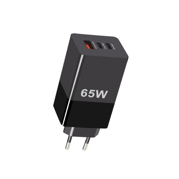 Quality 65W GaN USB-C PD3.0 Fast Charger with EU Plug for sale