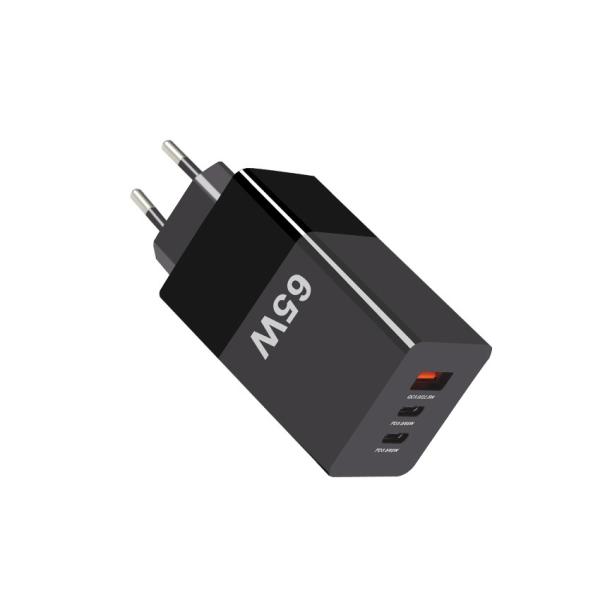Quality 65W GaN USB-C PD3.0 Fast Charger with EU Plug for sale