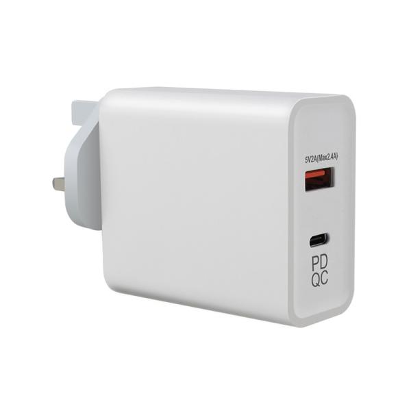 Quality UK 45W PD Fast Charger with USB-C Port QC3.0 Certified for sale