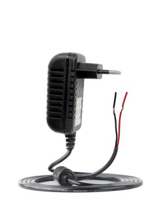 China Ac 12 Volt Adapter tot muur aansluiting 12V 2A Dc Adapter vervangende stroomtoevoer afgesneden einde Te koop