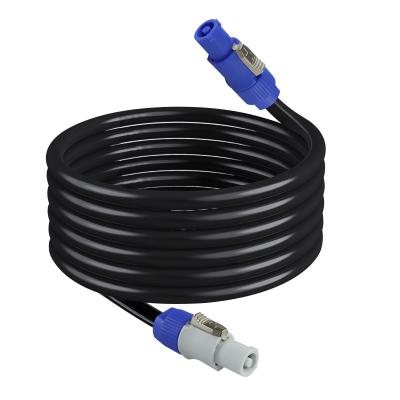China NAC3FCA To NAC3FCB 20A AC PowerCon Connector SJTW 3 Pin Power Extension Cable for sale