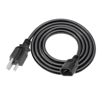 Κίνα Διάταξη 515P έως C14 Διάταξη καλωδίων Ac 3 Pin Prong Sjt Svt 16Awg Pvc UsaIec καλώδιο ρεύματος προς πώληση
